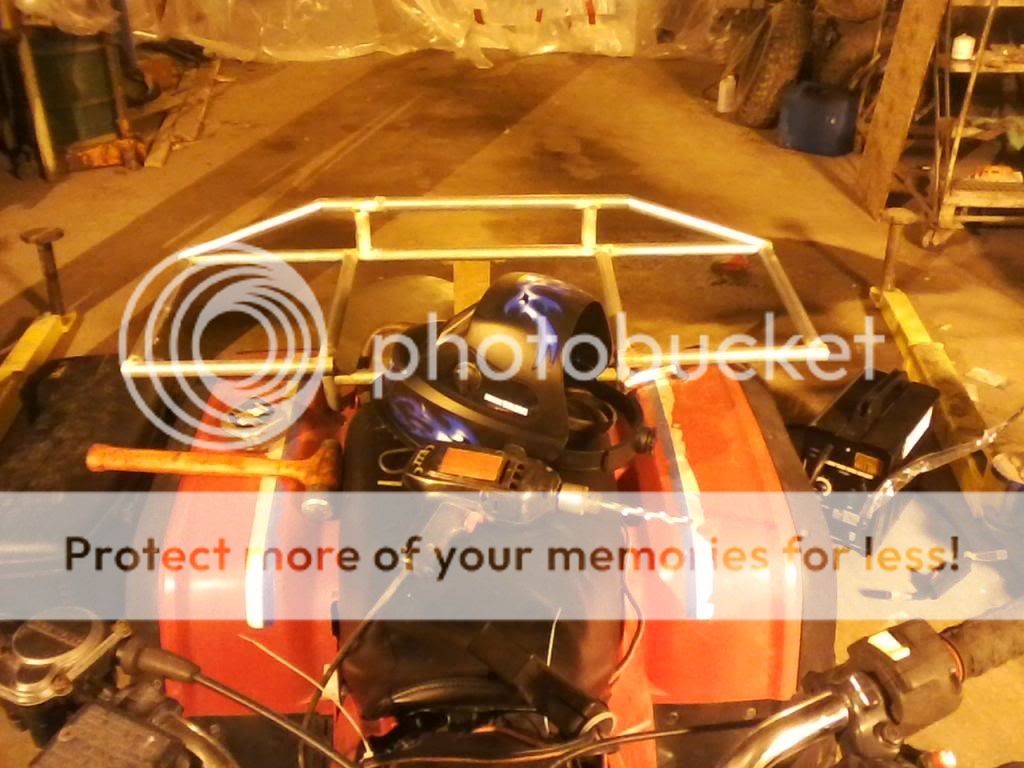 custom rear rack build | Honda ATV Forum