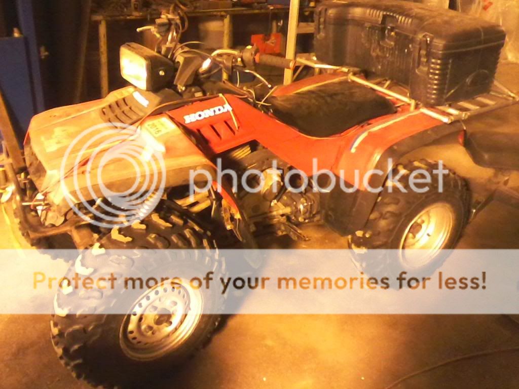 custom rear rack build | Honda ATV Forum